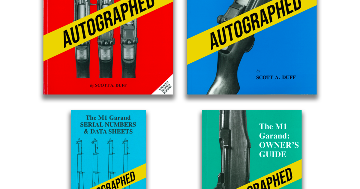 The Autograph Bundle (4 Books) – Scott Duff Historic Martial Arms ...